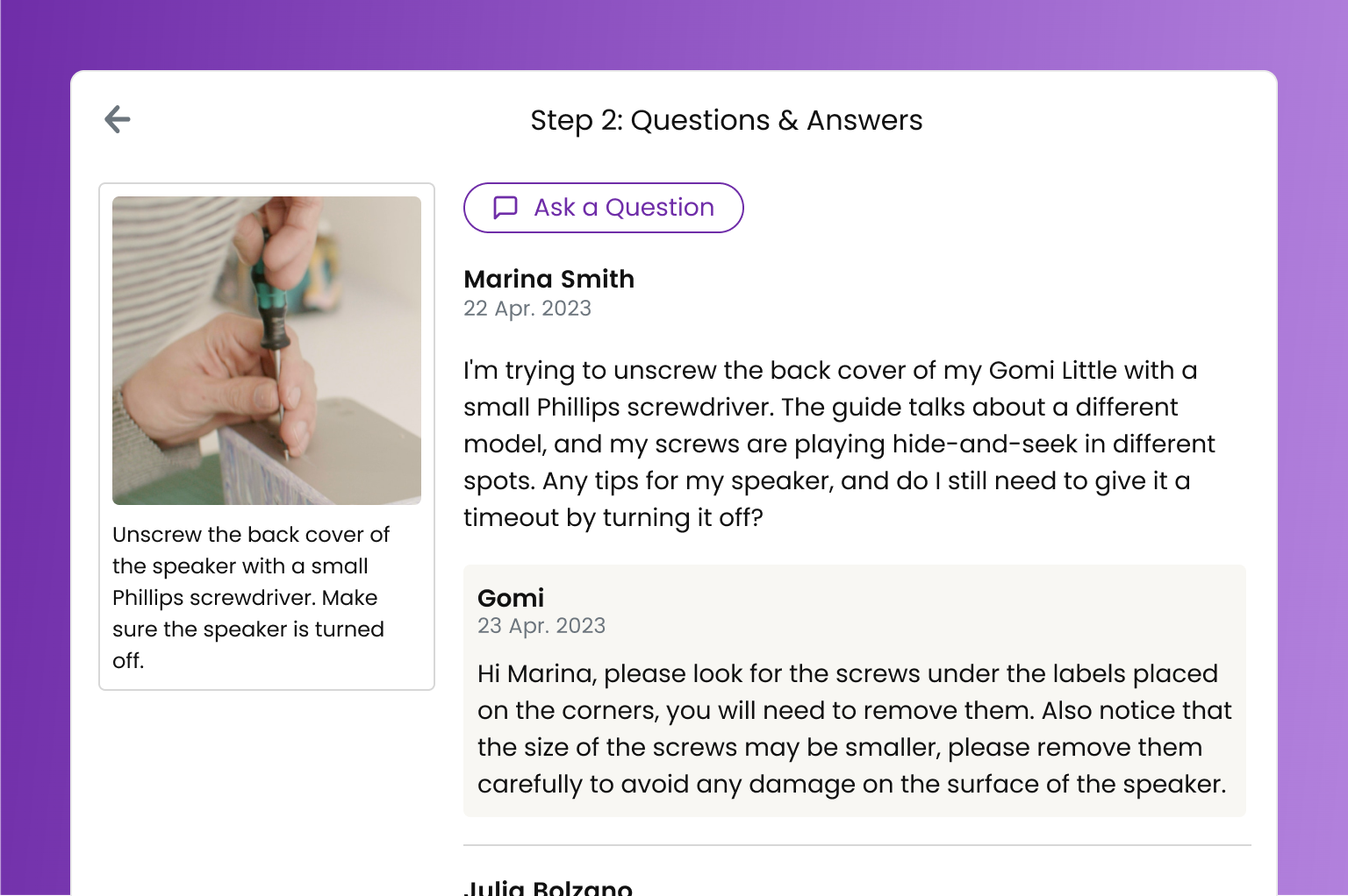 AI Powered Tool for Consumer Product Instructions - StepAlong