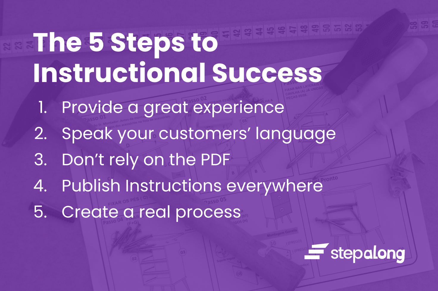 The Five Steps to Instructional Success - StepAlong
